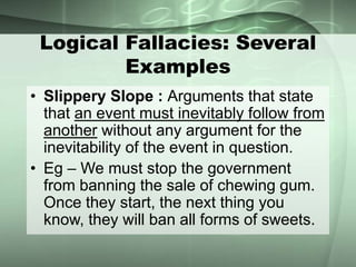 logical fallacies ppt.pptx | Education