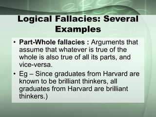 logical fallacies ppt.pptx | Education