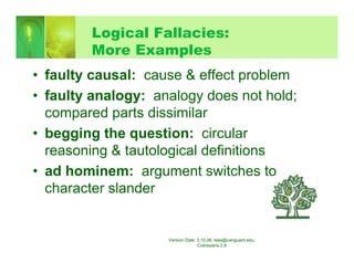 Logical fallacies ppt[1] | PDF