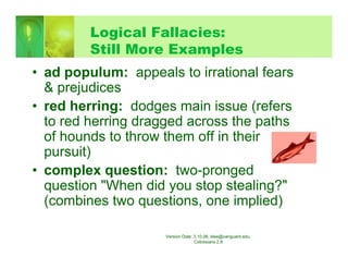 Logical fallacies ppt[1] | PDF