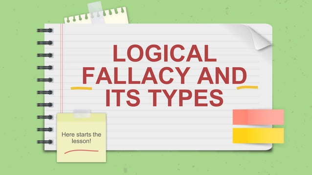 Logical Fallacy and its Types (Part I) PPT CANGREJO.pptx | Christianity ...