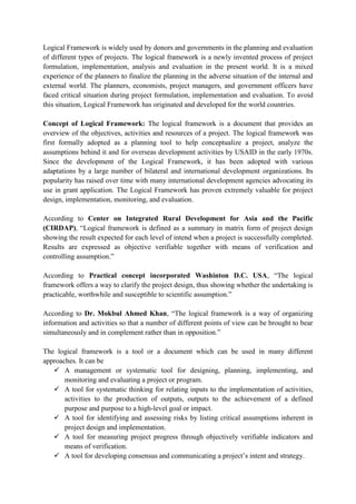 Logical framework | PDF
