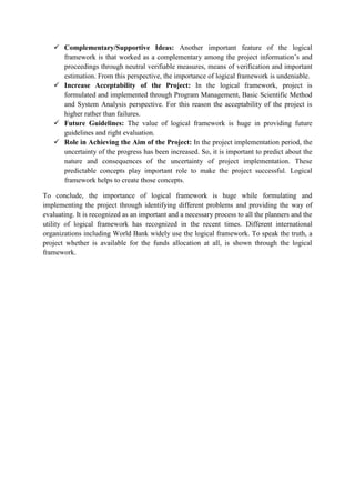 Logical framework | PDF