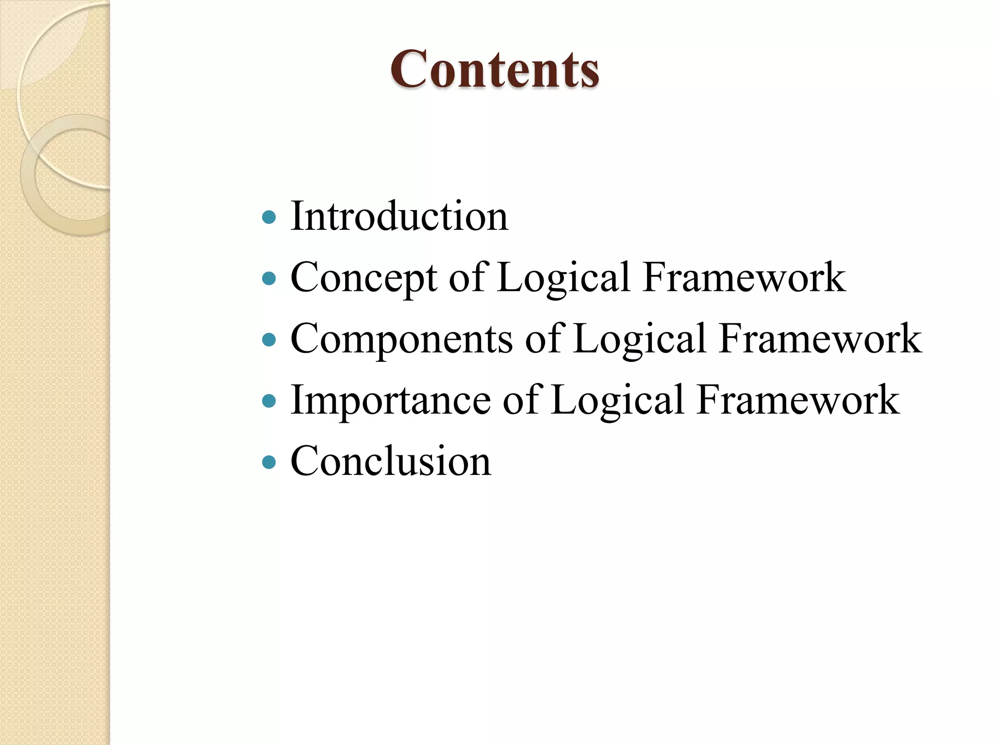 Logical framework | PDF