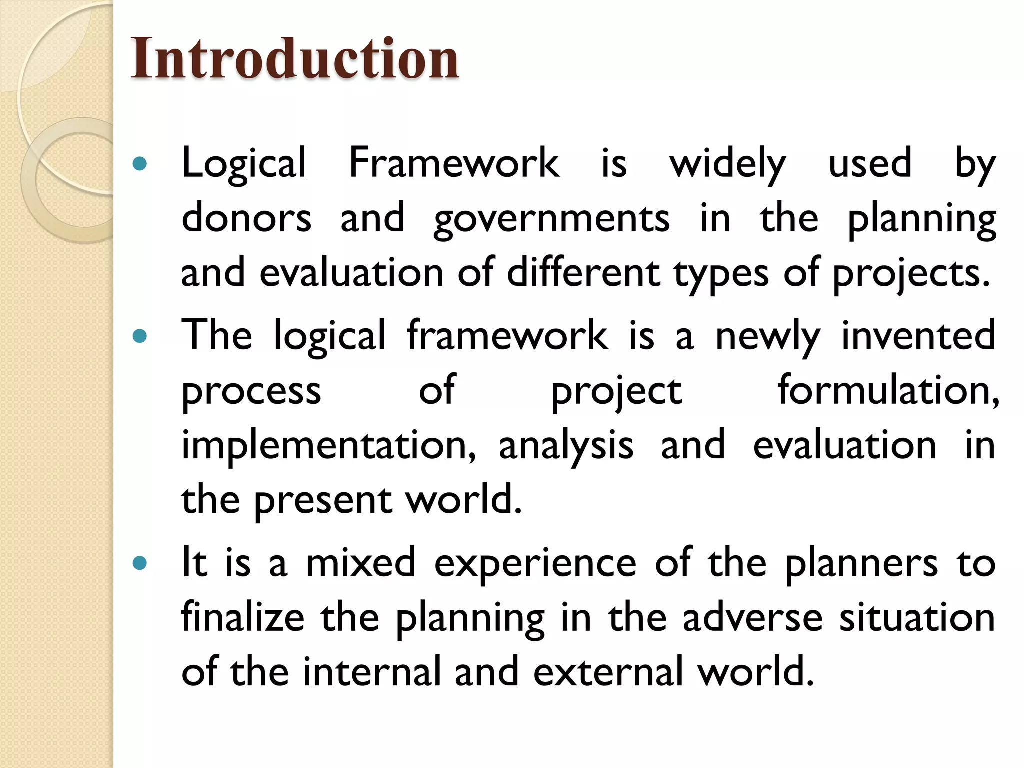 Logical framework | PDF