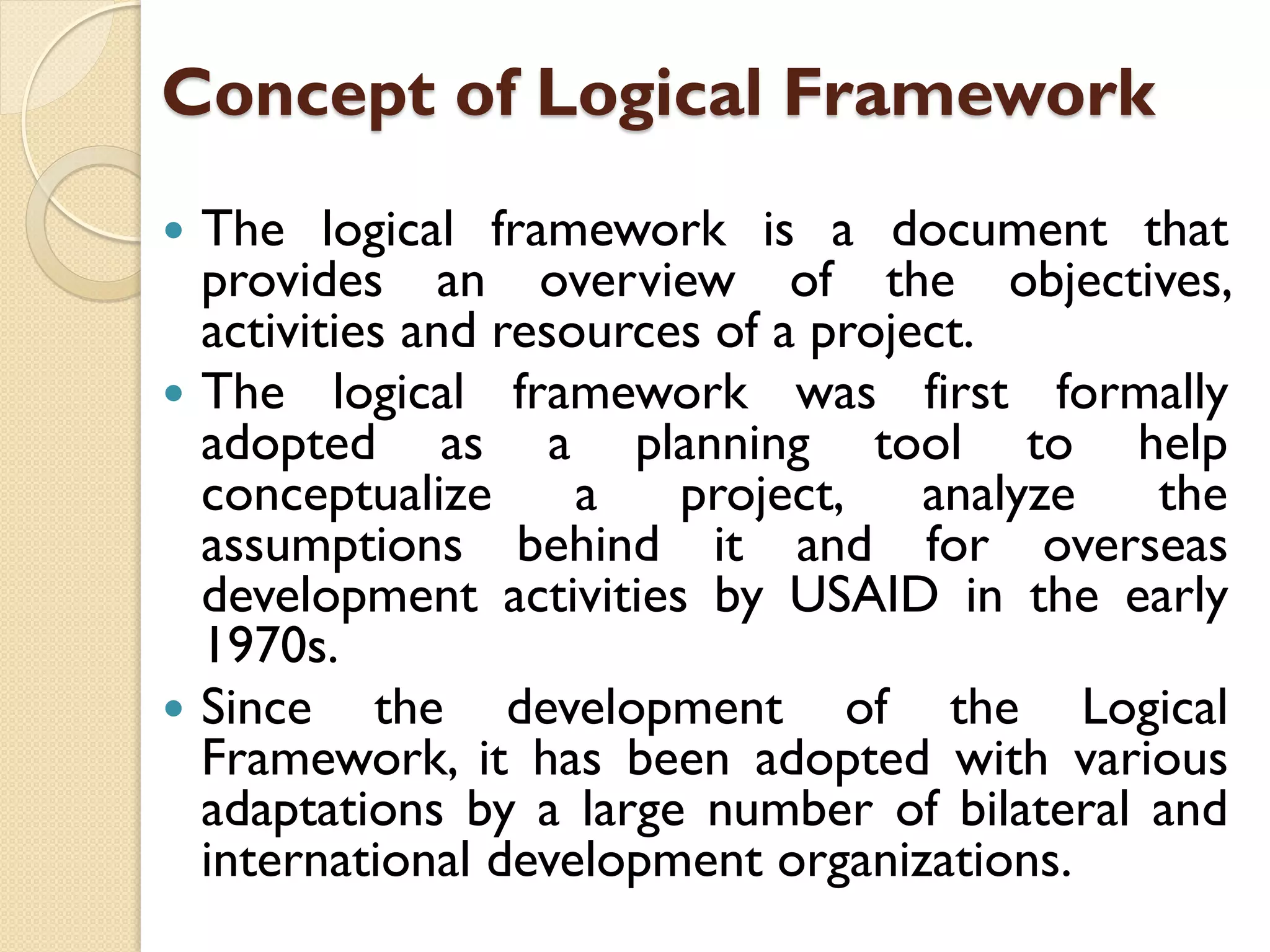Logical framework | PDF