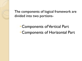 Logical framework | PDF