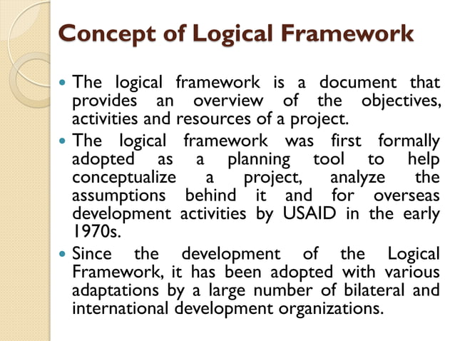 Logical framework | PDF | Technology & Computing