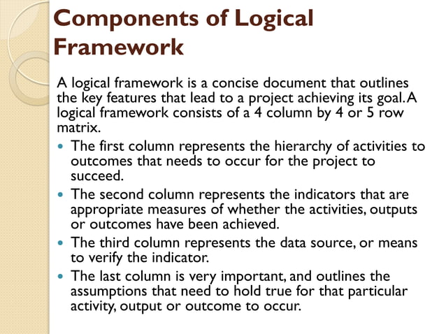 Logical framework | PPT