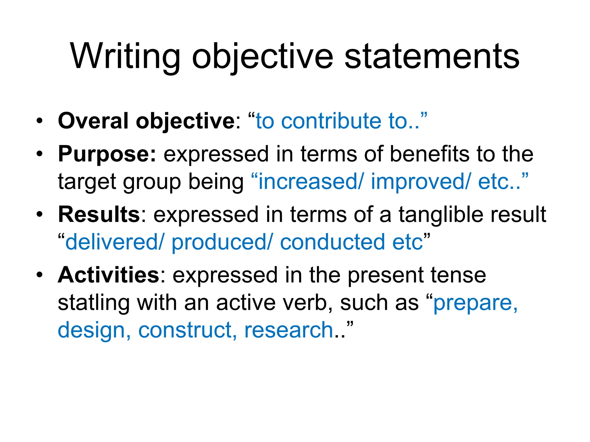 lecture about project management: Logical Framework.ppt