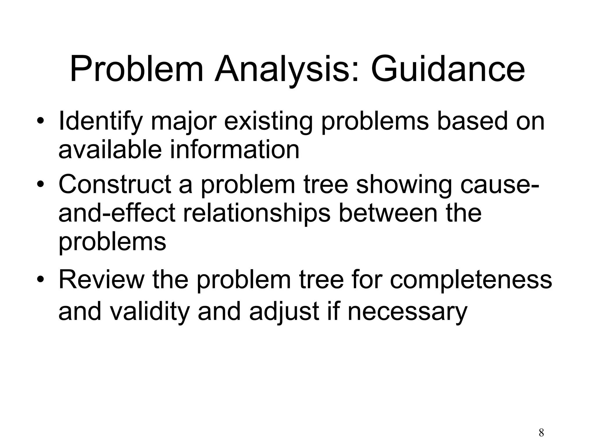 lecture about project management: Logical Framework.ppt