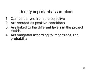 lecture about project management: Logical Framework.ppt