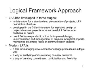 lecture about project management: Logical Framework.ppt