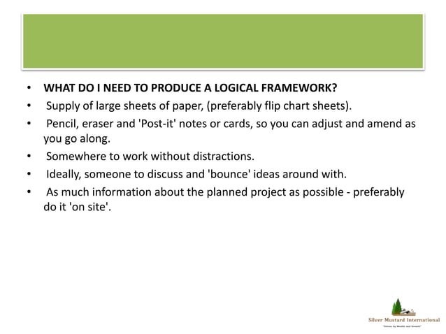 Logical Framework Analysis Pptx Technology And Computing