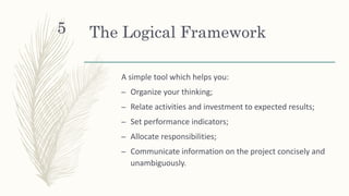Logical framework analysis | PDF | Civil Engineering Industry | Industries