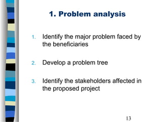 Logical framework and project proposal | PPT