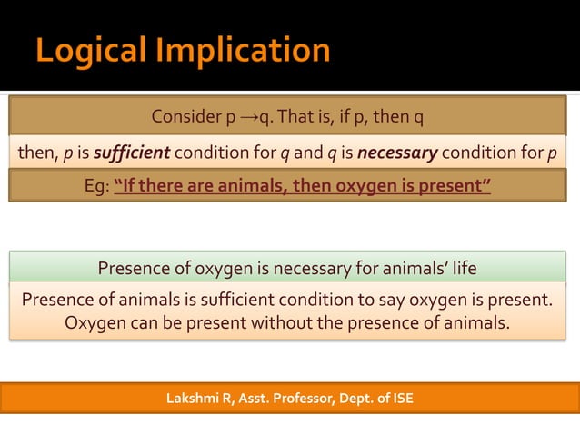 Logical Implication Necessary And Sufficient Conditions Pdf