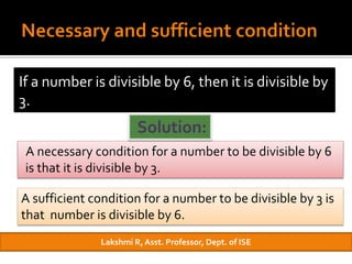 Logical implication - Necessary and Sufficient conditions | PDF ...