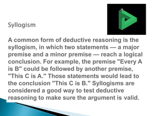 Logical reasoning For NET/SET | PPTX