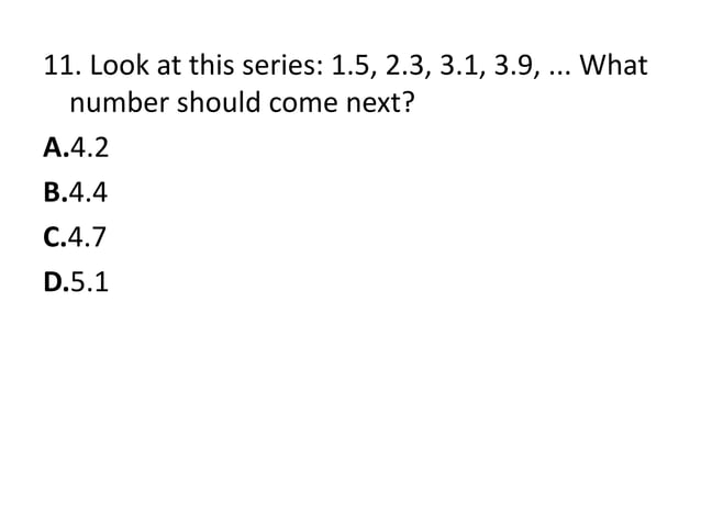 Logical reasoning number series | PPTX | Games and Puzzles | Hobbies ...