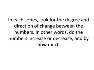Logical reasoning number series | PPTX