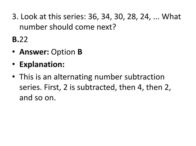Logical reasoning number series | PPTX | Games and Puzzles | Hobbies ...