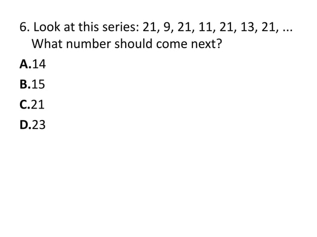 Logical reasoning number series | PPTX | Games and Puzzles | Hobbies ...