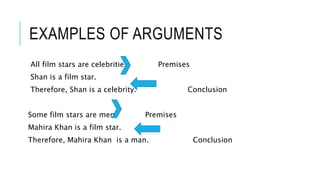 Logical Reasoning Basic concepts of Critical thinking | PPTX