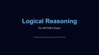 nta ugc paper 1 notes Logical Reasoning NET SET.pptx