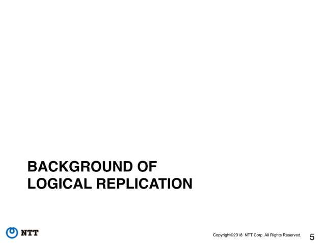 Architecture & Pitfalls of Logical Replication | PPT