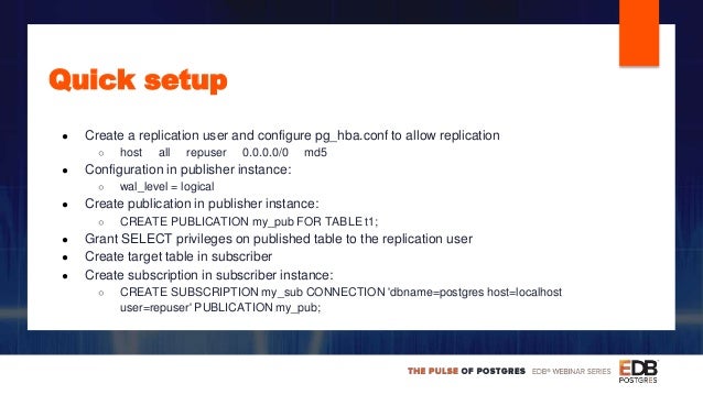 Logical Replication In Postgresql