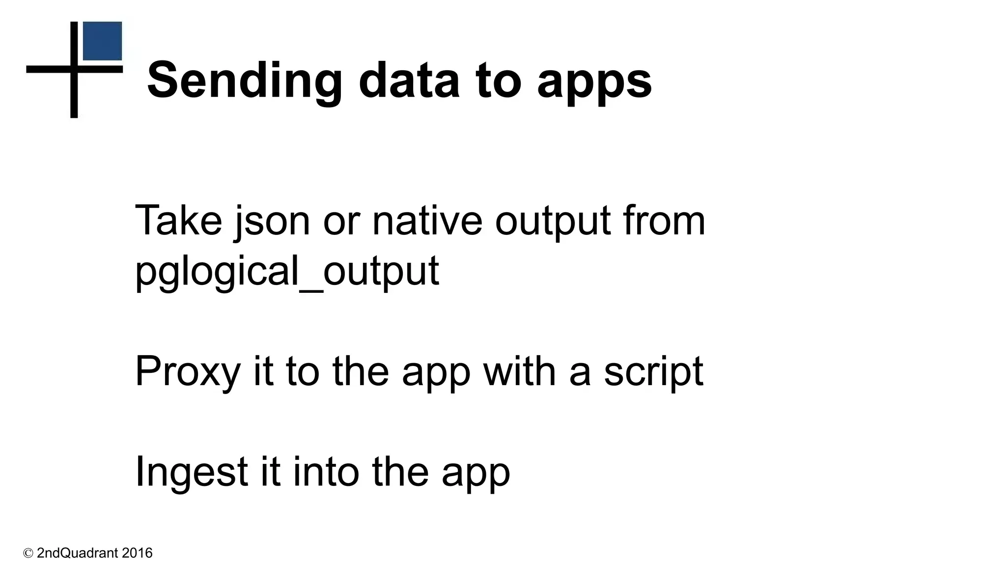Logical replication with pglogical | PPT