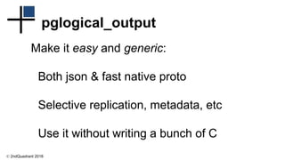 Logical replication with pglogical | PPT