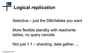 Logical replication with pglogical | PPT