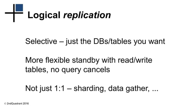 Logical Replication With Pglogical Ppt