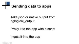 Logical replication with pglogical | PPT