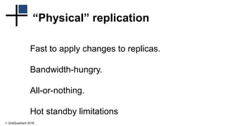 Logical replication with pglogical | PPT
