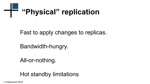 Logical Replication With Pglogical Ppt 