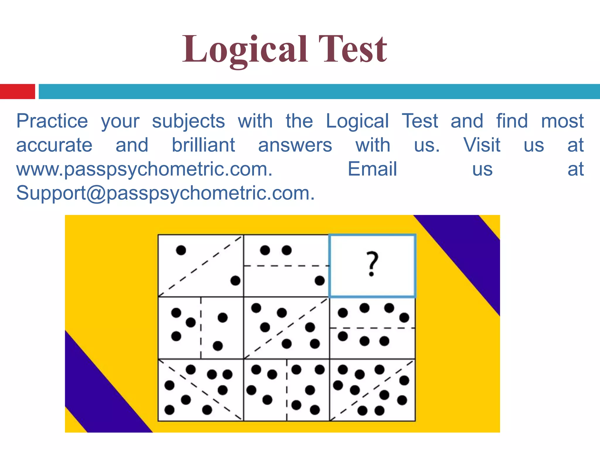 Logical Test Ppt