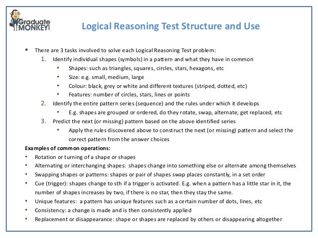 Logical Reasoning Test Tutorial sample For Slideshare Logical Reasoning Test Tutorial sample For Slideshare