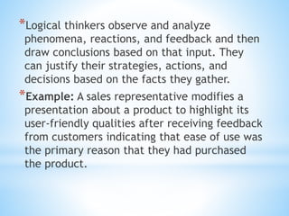 Logical thinking | PPTX