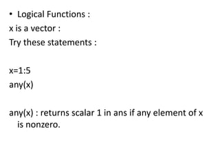 Logical vectors | PPT