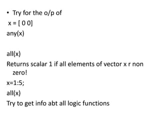 Logical vectors | PPT