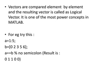 Logical vectors | PPT