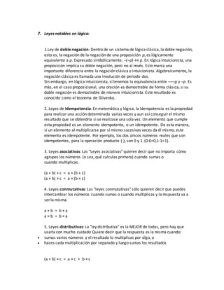 Logica matematica | DOCX