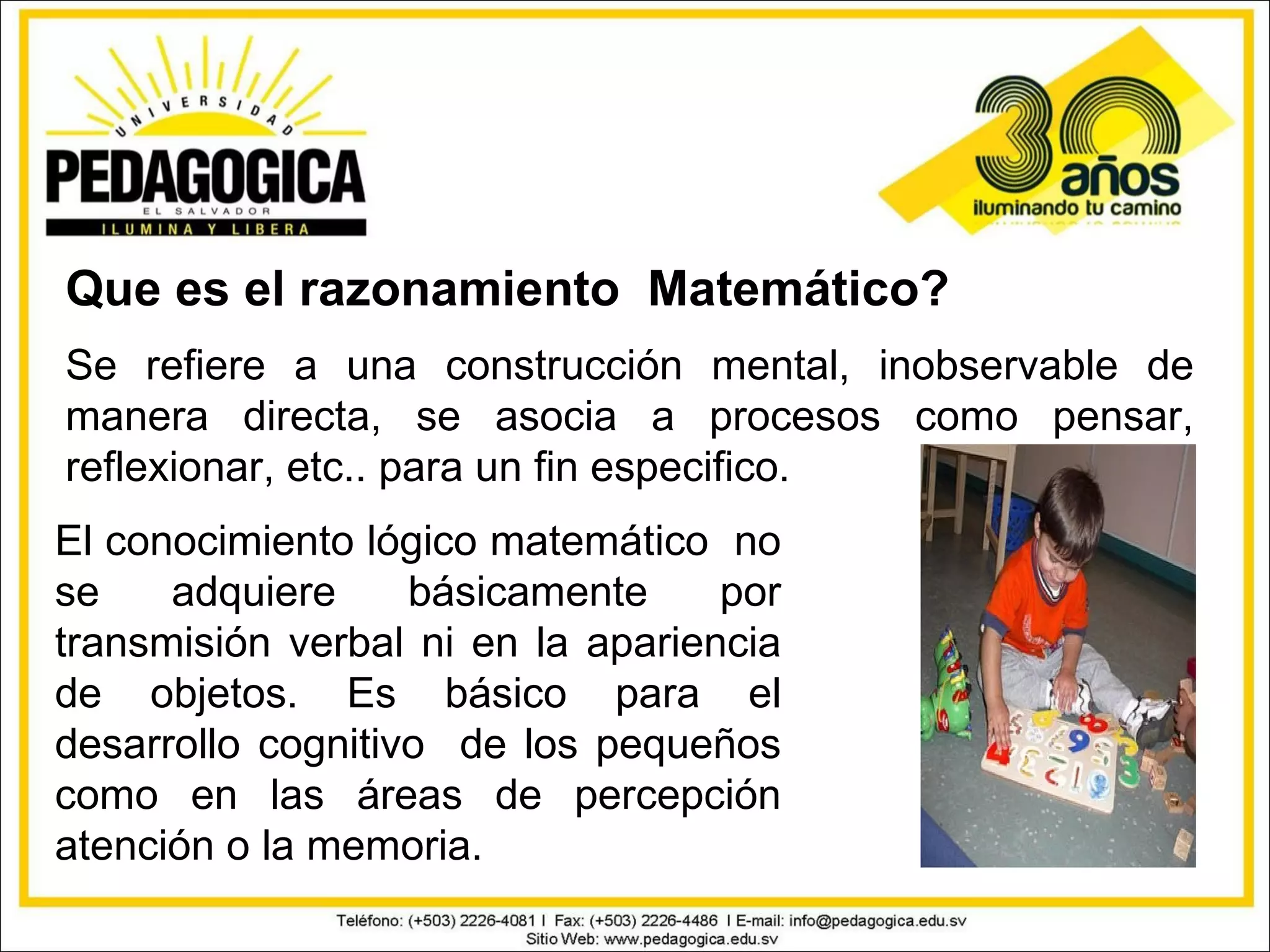 Lenguaje Lógico matemático Infantil | PPT