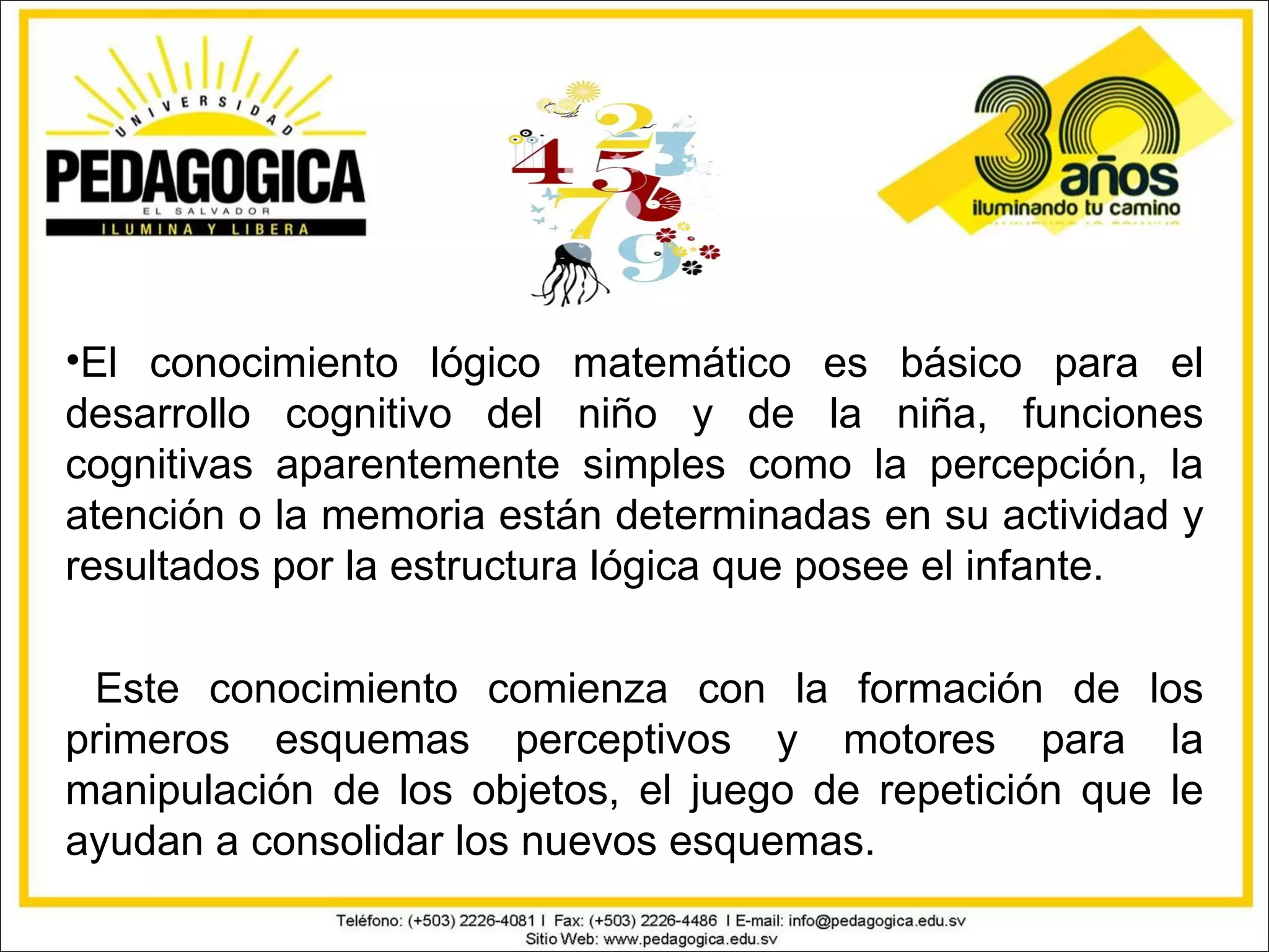 Lenguaje Lógico matemático Infantil | PPT