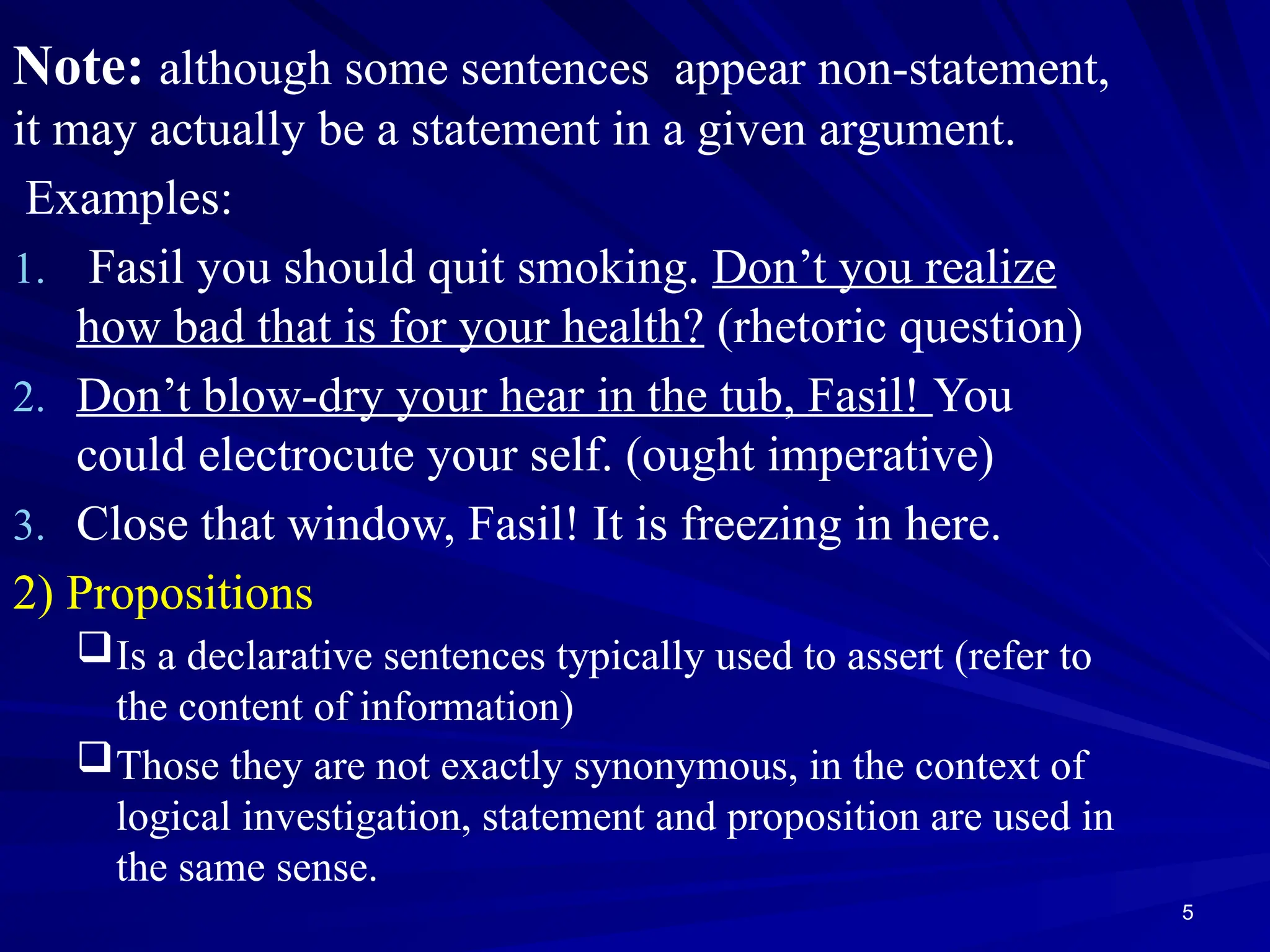 Logic and Critical Thinking Unit 2 - Argument.pptx