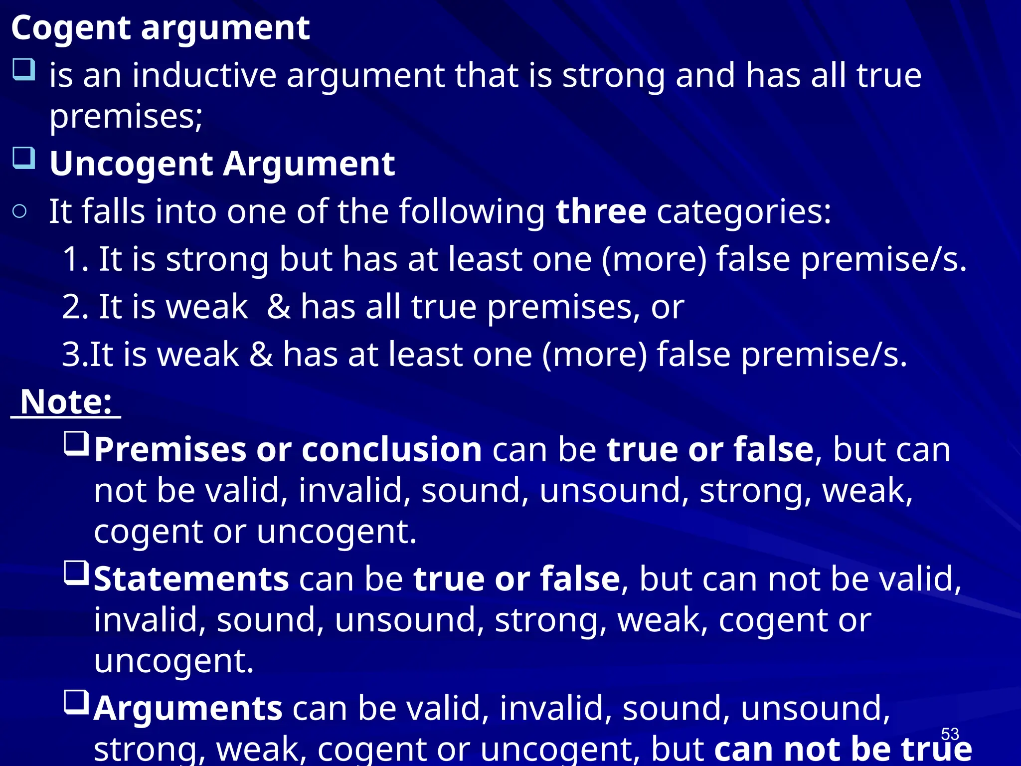 Logic and Critical Thinking Unit 2 - Argument.pptx