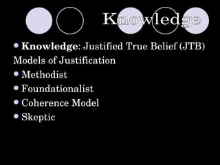 Logic And Epistemology | PPT